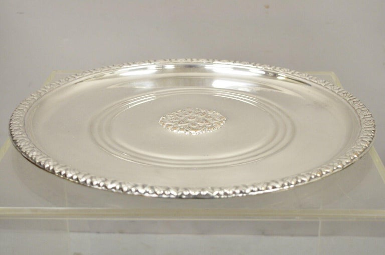 Tropical by International Silver Co Round Regency Style Silver Plate ...