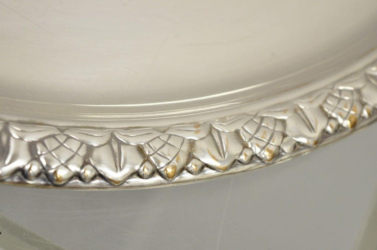 Tropical by International Silver Co Round Regency Style Silver Plate ...