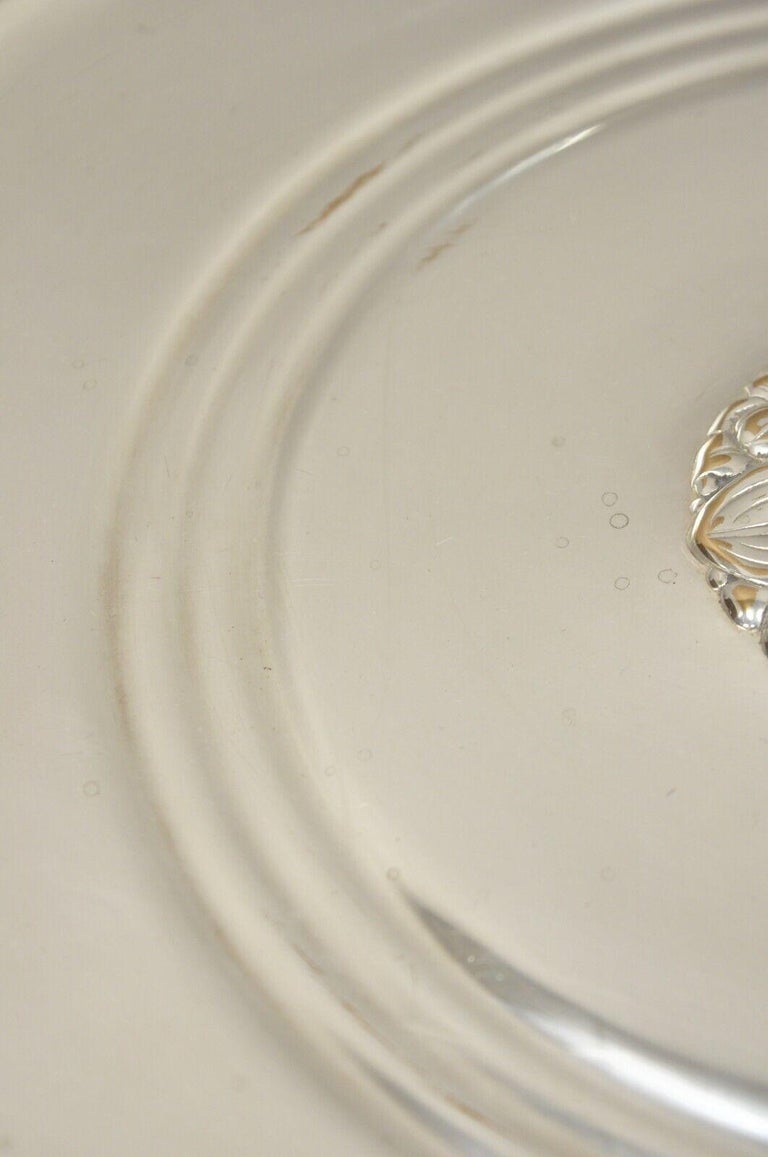 Tropical by International Silver Co Round Regency Style Silver Plate ...