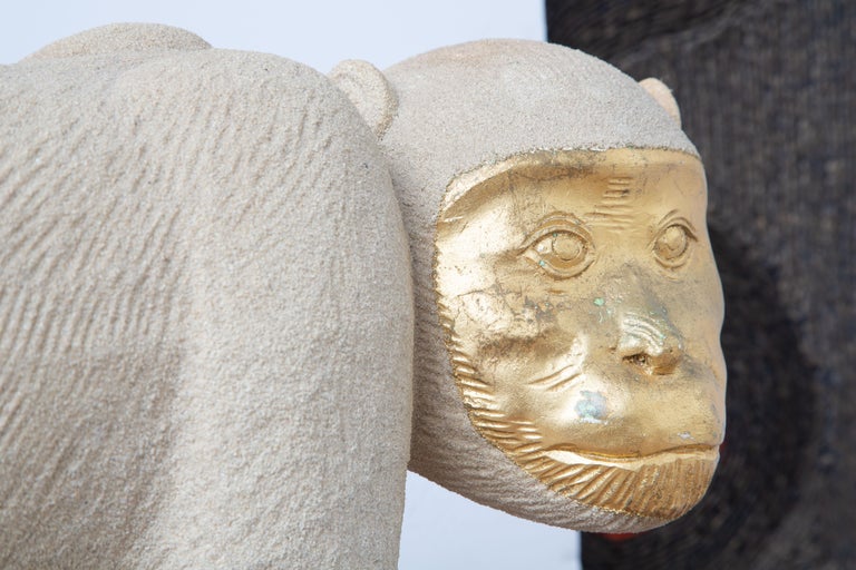 Tropical Life-Size Monkey Sculpture, USA, 1980 at 1stDibs