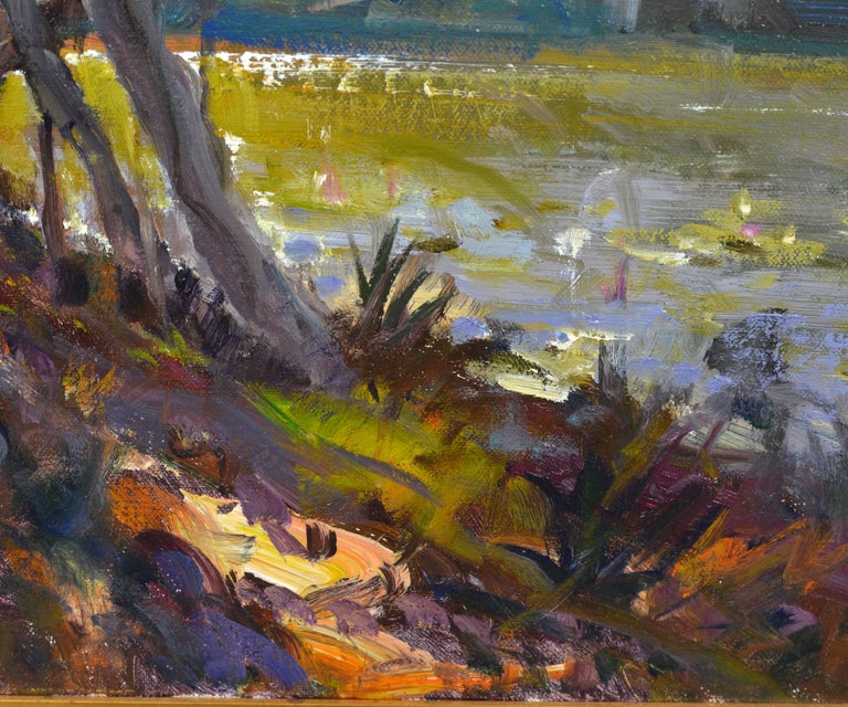 'Tropical Naples View' Original Largew Florida Oil Painting by Robert C ...