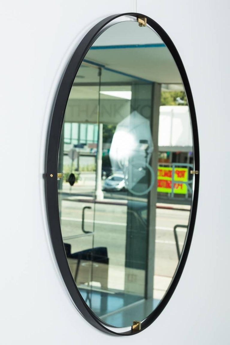Trousdale Circular Floating Mirror by Orange Los Angeles For Sale at ...