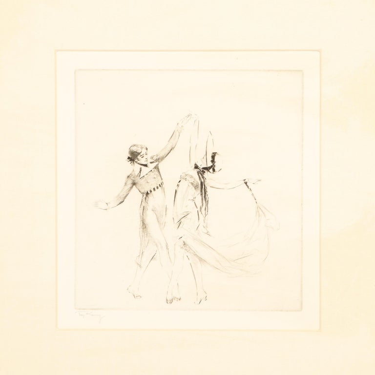 Troy Kinney - "Gavotte Pavlowa" Original Etching and Dry Point by Troy ...