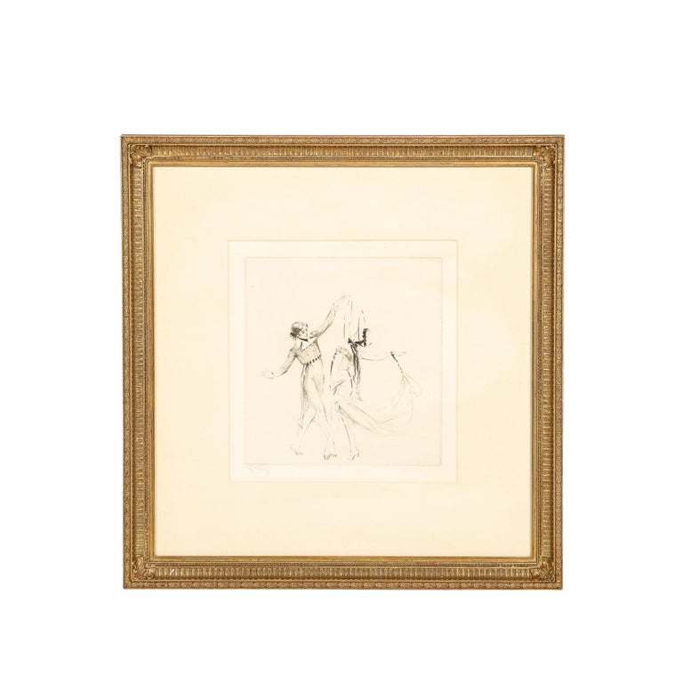 Troy Kinney - "Gavotte Pavlowa" Original Etching and Dry Point by Troy ...