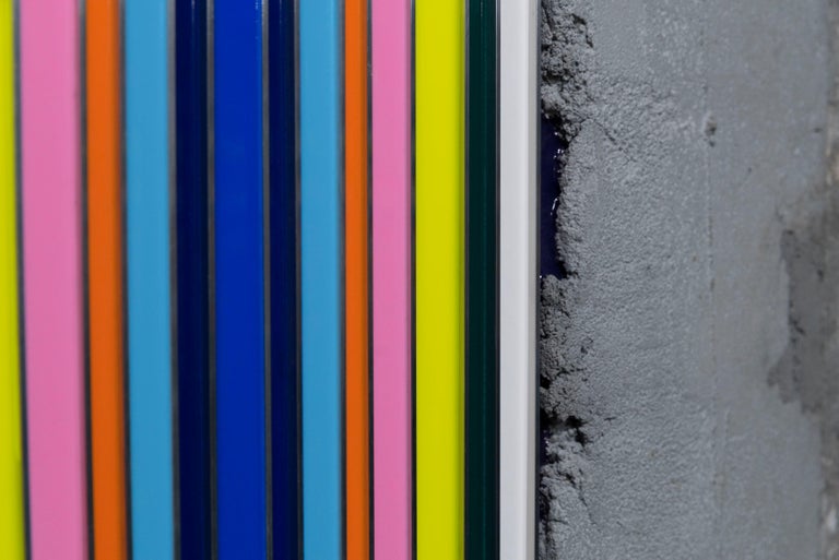 Troy Simmons - "WALL" (90 x 48") 3D wall sculpture For Sale at 1stDibs