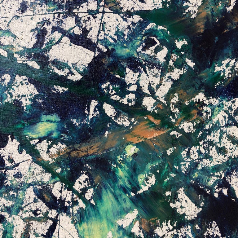 Troy Smith Studio - Emerald Sky By Troy Smith Fine Art Abstract Art For ...