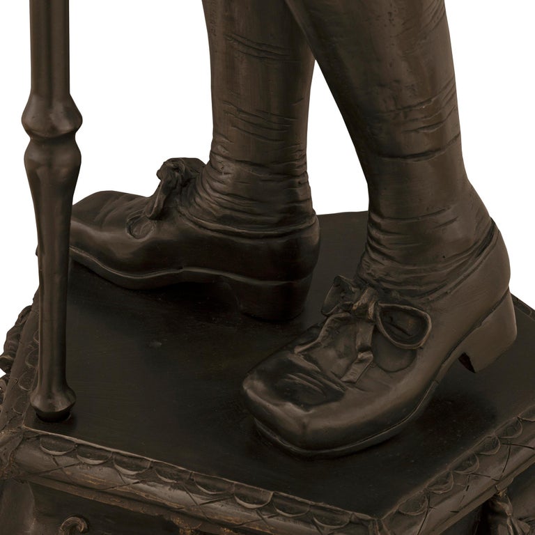 True Pair of French 19th Century Louis XVI St. Bronze Statues of ...