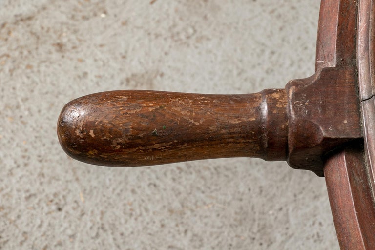 Truly Massive Antique Ship's Wheel Table at 1stDibs