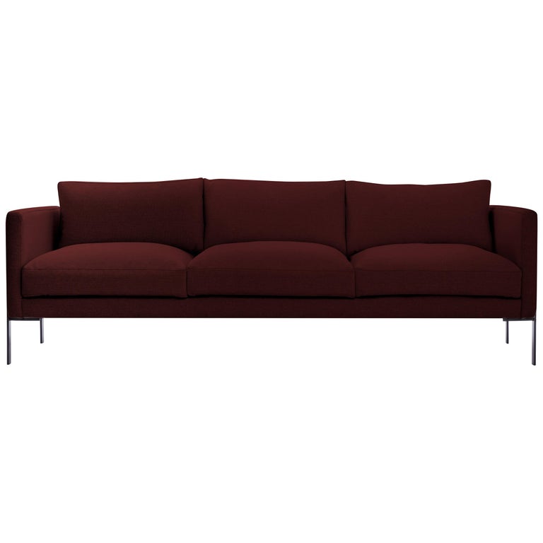 Truss Sofa in Maharam Cassis Fabric and Powder-Coated Steel by TRNK For ...