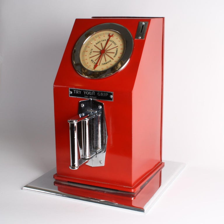 "Try Your Grip" Coin Operated Strength Tester by Ruffler and Walker of ...