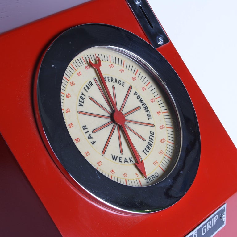 "Try Your Grip" Coin Operated Strength Tester by Ruffler and Walker of ...