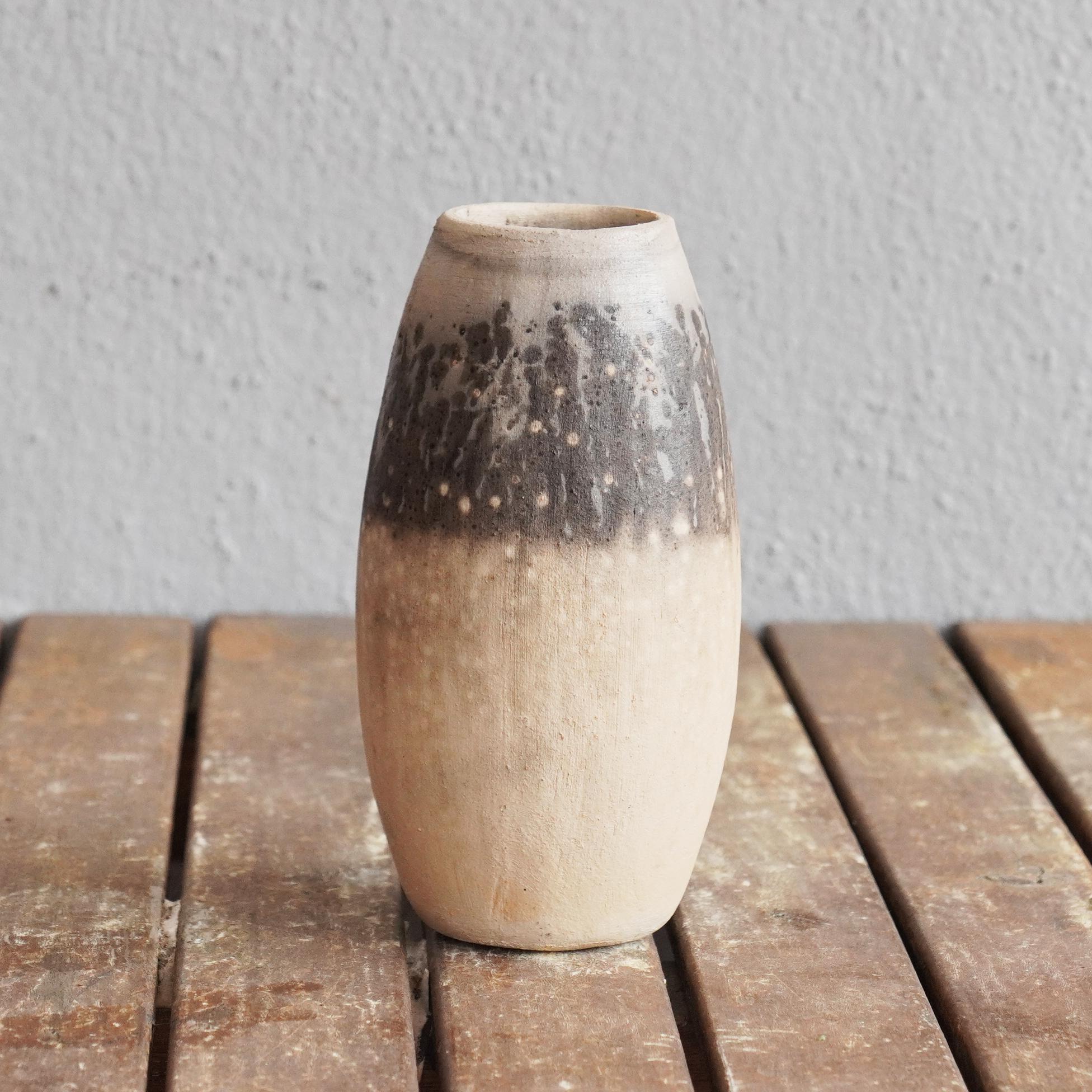 Tsuri Raku Pottery Vase - Obvara - Handmade Ceramic Home Decor Gift For ...