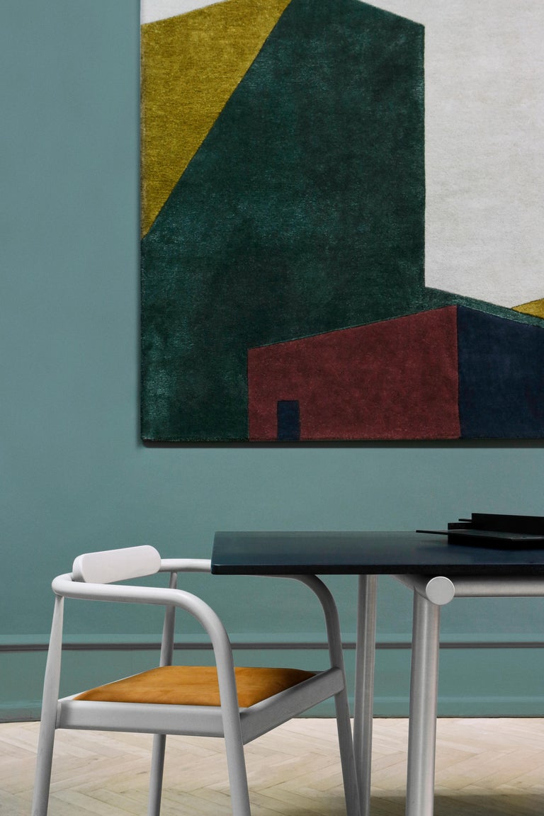 Customizable Tubby Tube Small Dining Table with Aluminum Frame by Faye ...