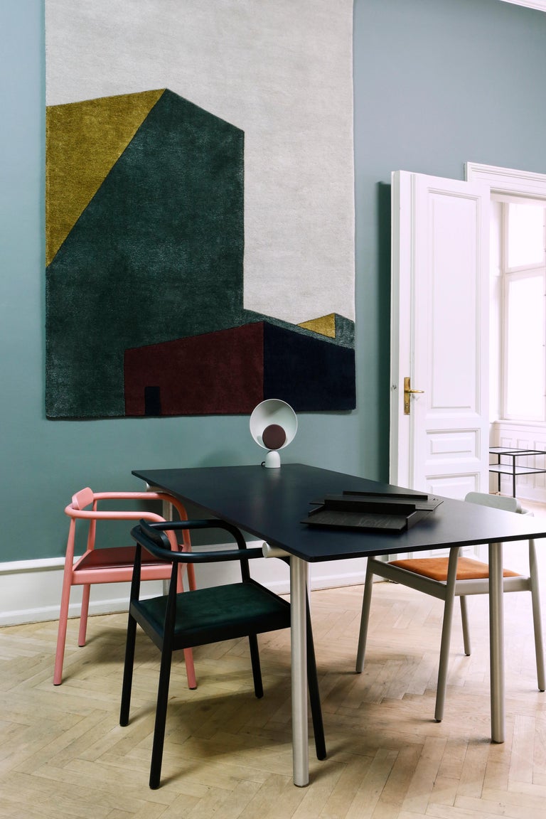 Customizable Tubby Tube Small Dining Table with Aluminum Frame by Faye ...