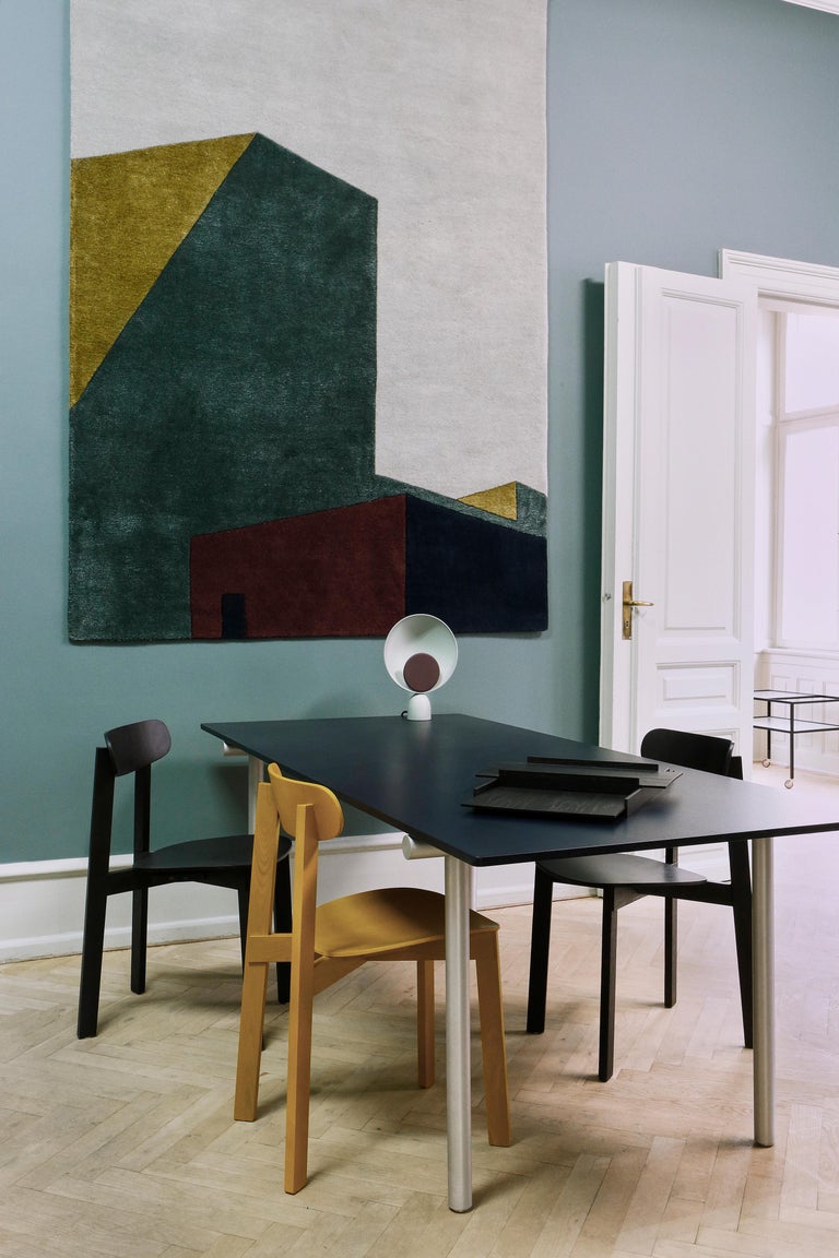 Customizable Tubby Tube Small Dining Table with Aluminum Frame by Faye ...