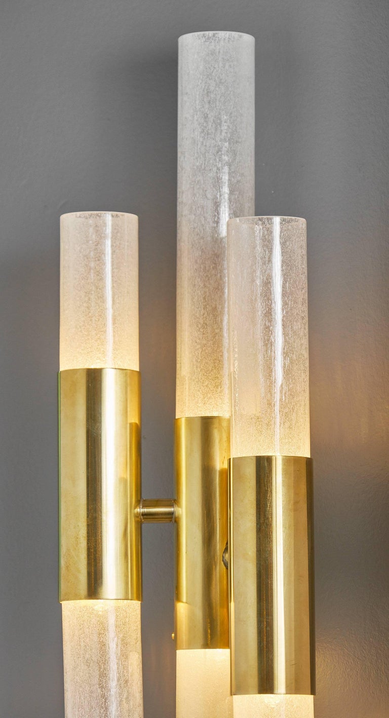 Tube Shaped Murano Glass Sconces For Sale at 1stDibs