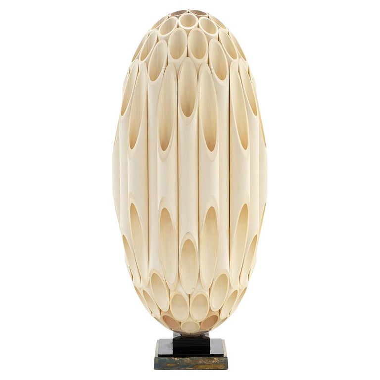 Tube Table Lamp by Roger Rougier for Maison Rougier, Canada, 1979 at ...