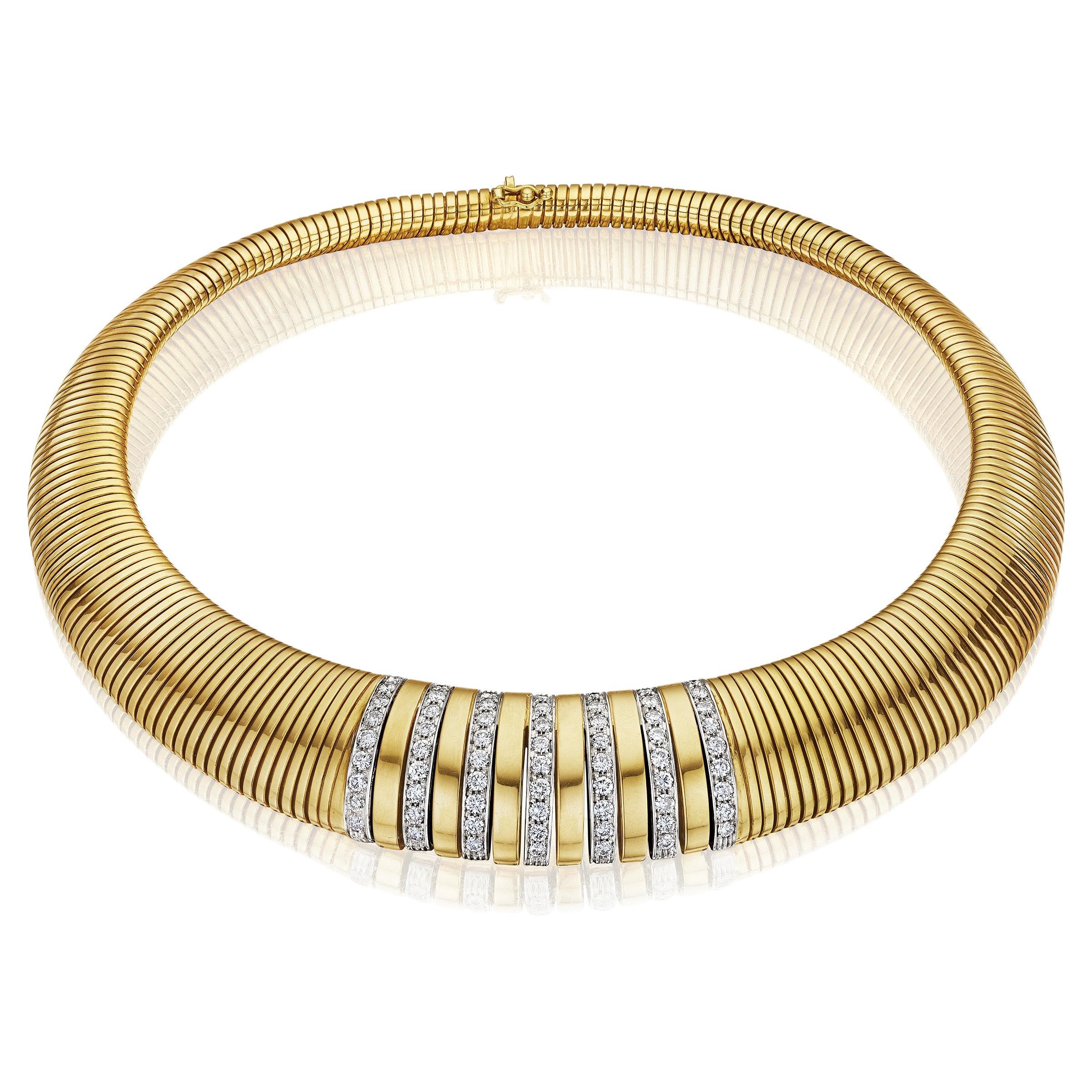 Cartier Gold Choker Necklace at 1stDibs | cartier choker, cartier ...