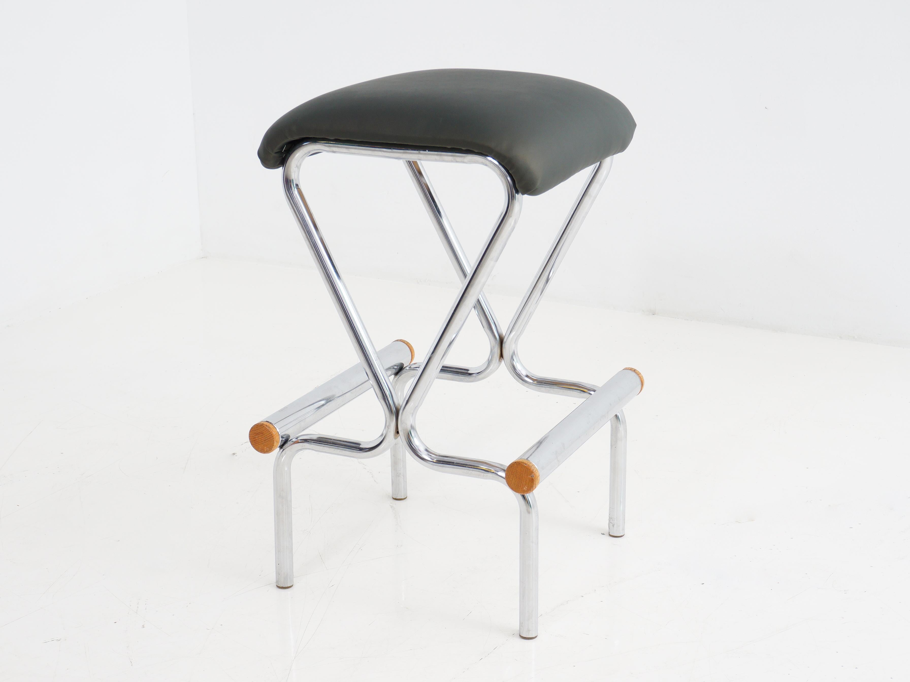 Tubular Bar Stools by Daystrom, 1970s at 1stDibs