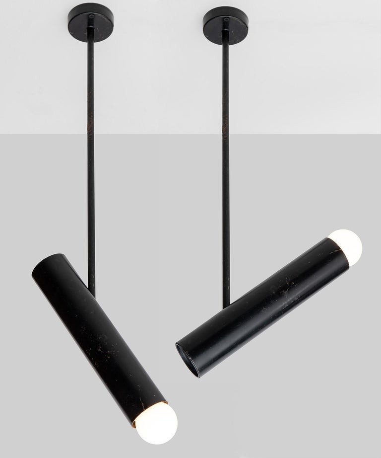 Tubular Black Iron Articulated Sconce / Ceiling Mount For Sale at ...