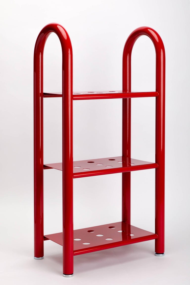 Tubular Bookshelf by Another Human, Small, Modern Sculptural Bookshelf ...
