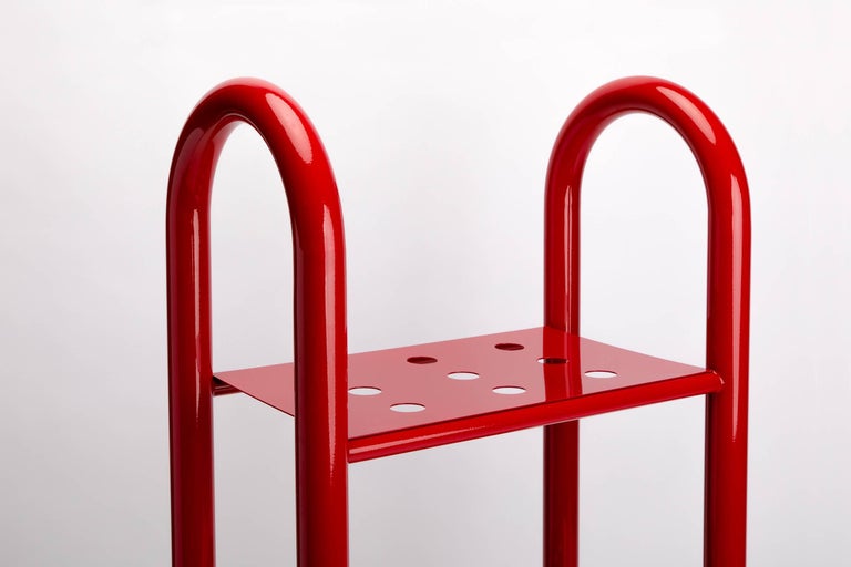 Tubular Bookshelf by Another Human, Small, Modern Sculptural Bookshelf ...