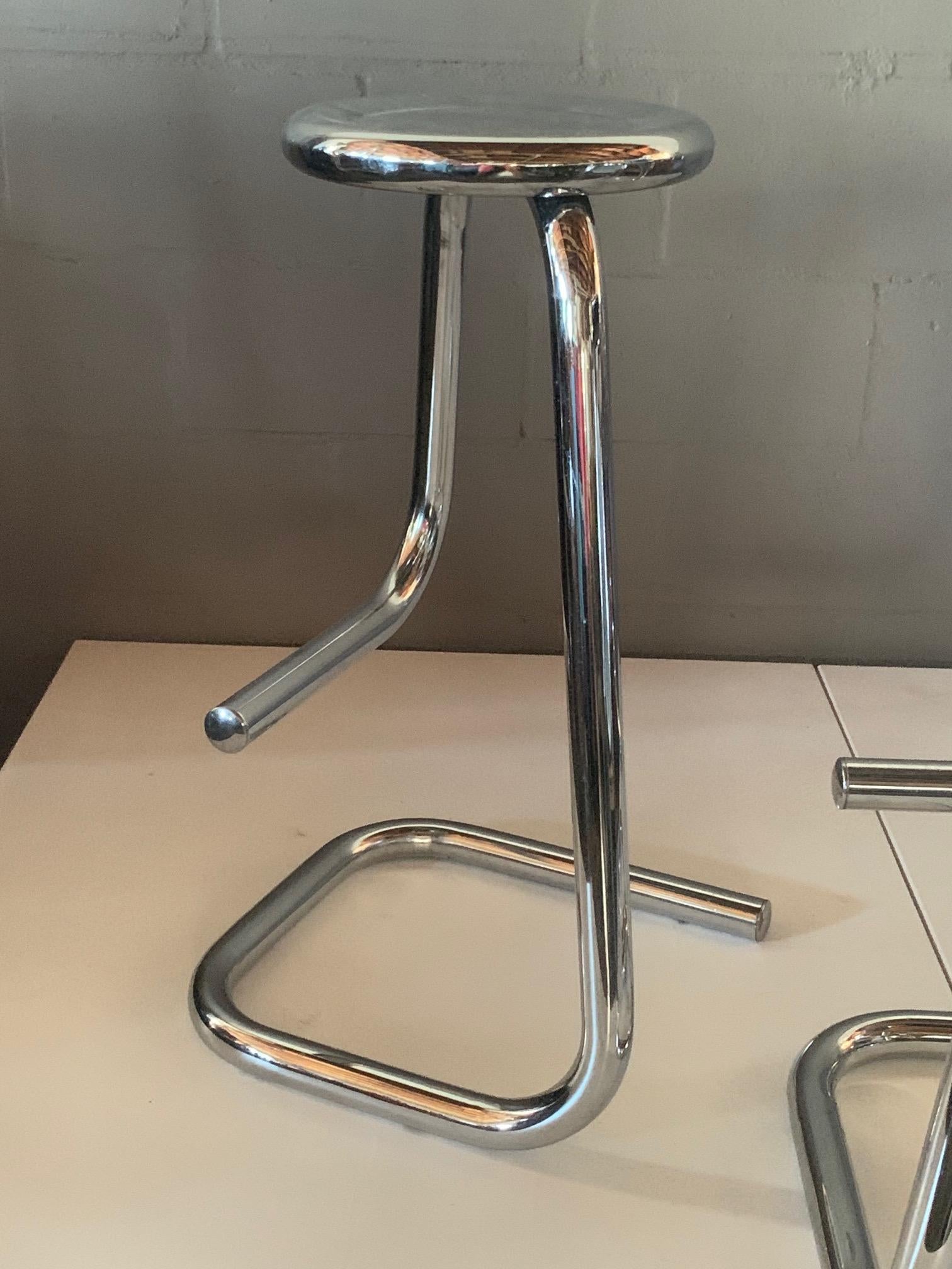 Tubular Chrome Steel Bar Stools K700 Kinetics For Sale at 1stDibs ...