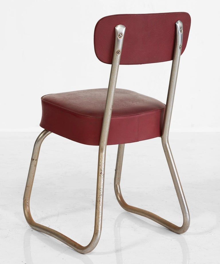 Tubular Metal Chair For Sale at 1stDibs