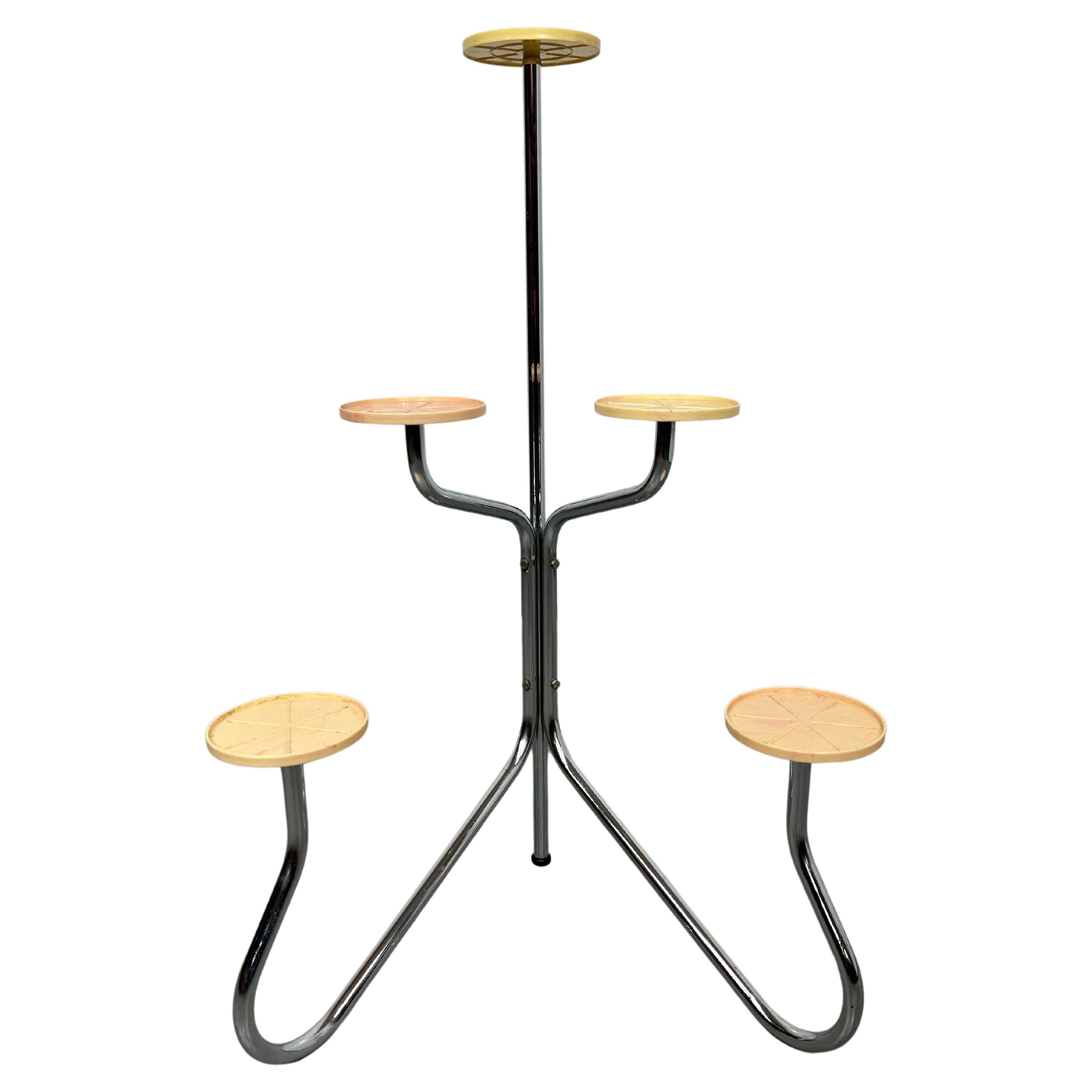 Tubular steel plant stand For Sale at 1stDibs