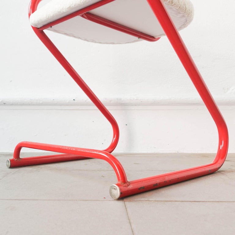 Tubular Steel “Z” Chair by Les Industries Amisco, 1970's For Sale at ...