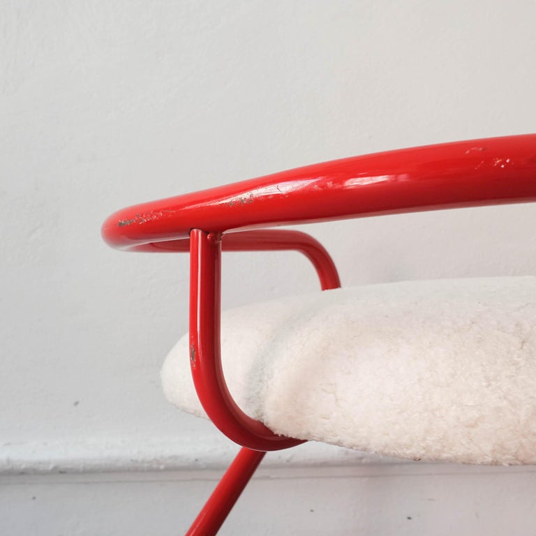 Tubular Steel “Z” Chair by Les Industries Amisco, 1970's For Sale at ...