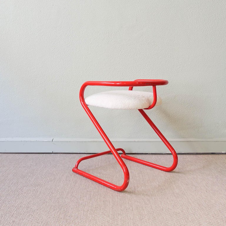 Tubular Steel “Z” Chair by Les Industries Amisco, 1970's For Sale at ...