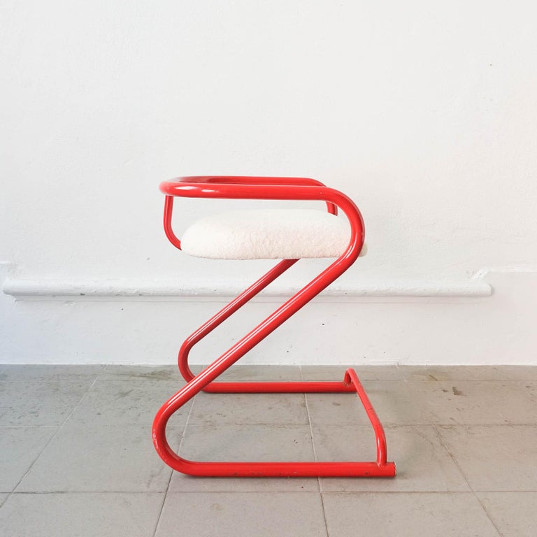 Tubular Steel “Z” Chair by Les Industries Amisco, 1970's For Sale at ...
