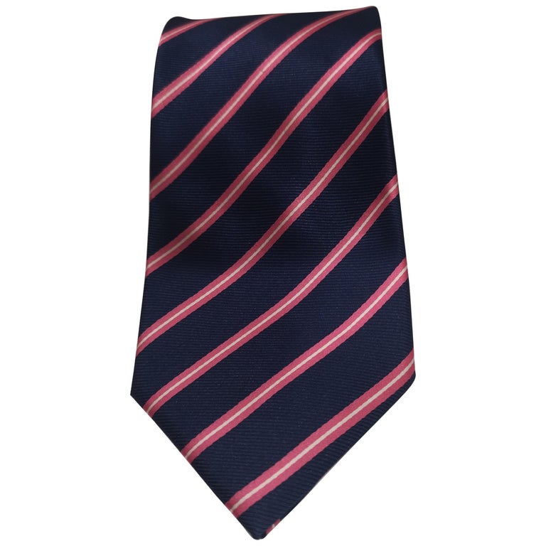 Tucci blue pink silk tie For Sale at 1stDibs | tucci ties