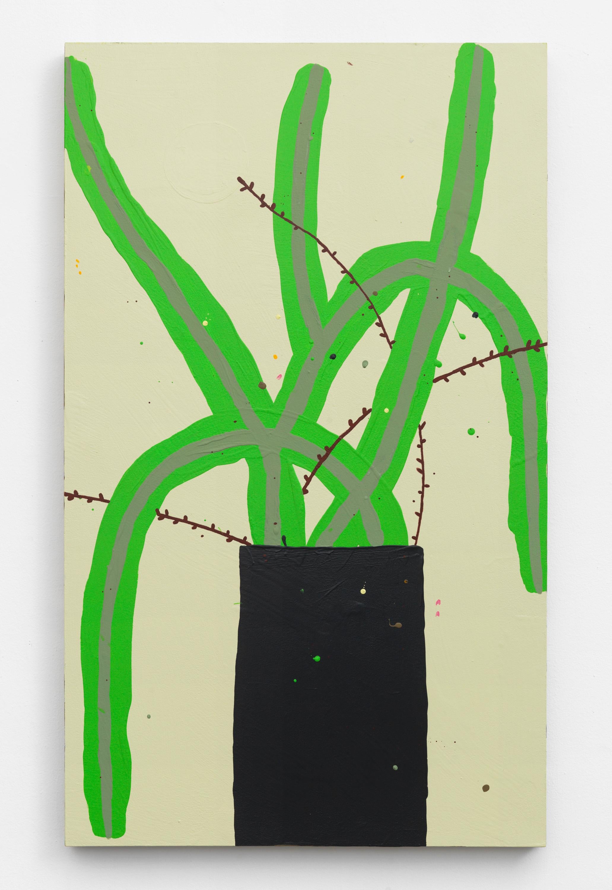 Tucker Nichols - Untitled (BR1628), 2016, Enamel on panel, 40 x 24 in ...