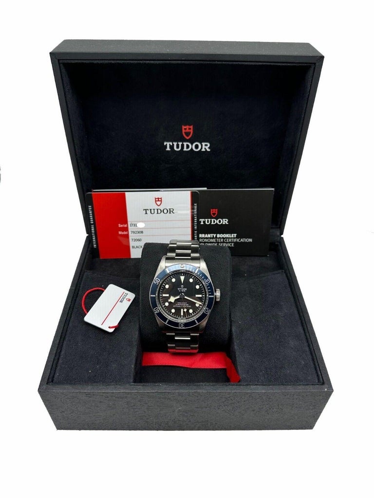 Tudor 2018 Heritage Black Bay 79230B Stainless Steel Box Paper, 2018 ...