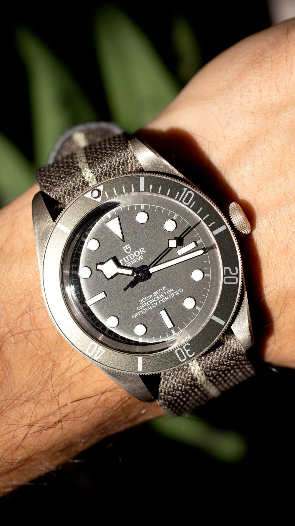 Tudor Black Bay 58 925 Silver Green Dial Watch For Sale at 1stDibs ...