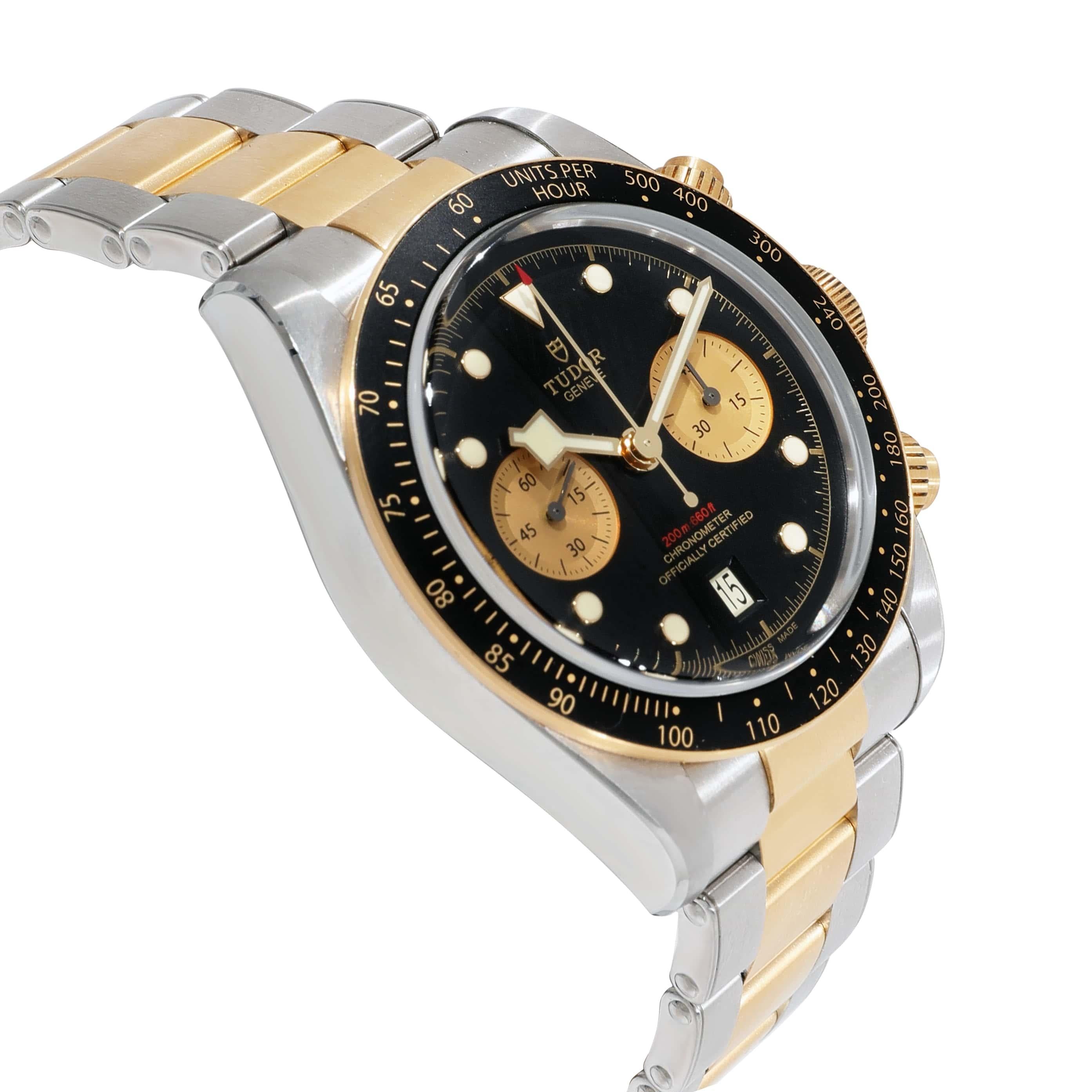Tudor Black Bay Chrono 79363N Men's Watch in 18 Kt Stainless Steel/Yellow Gold For Sale at 1stDibs
