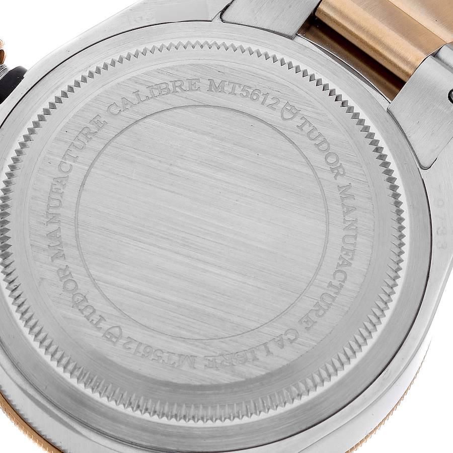 Tudor Black Bay Steel Yellow Gold Black Dial Mens Watch 79733 Box Card ...