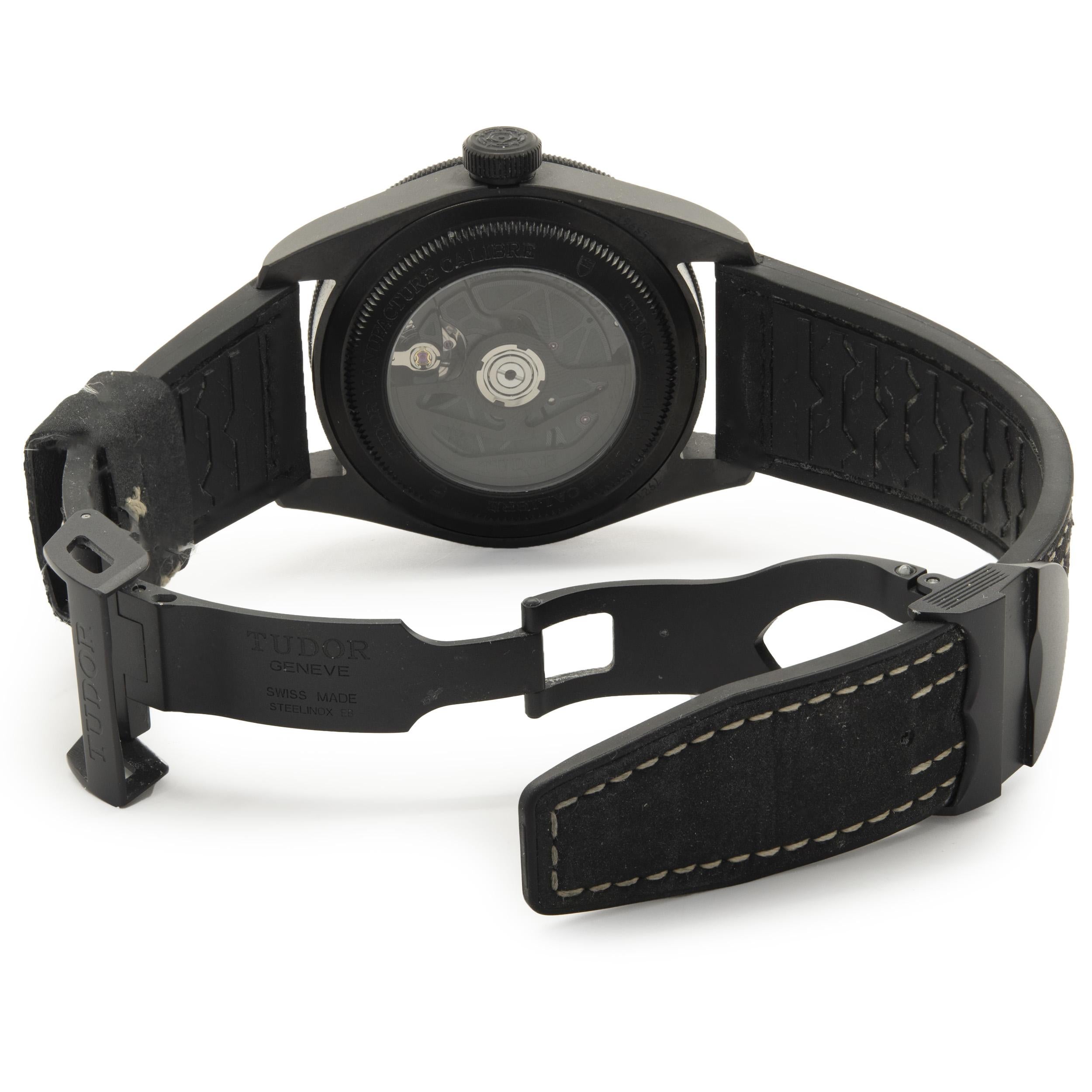 Tudor Black Ceramic Black Bay For Sale at 1stDibs | tudor black bay ...