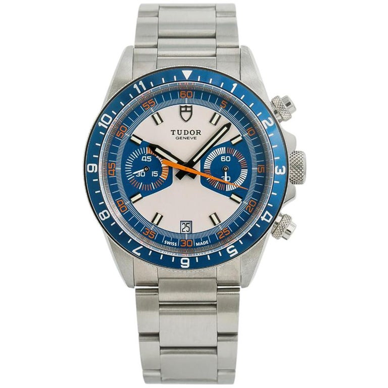 Tudor Heritage 70330, Blue Dial, Certified and Warranty at 1stDibs