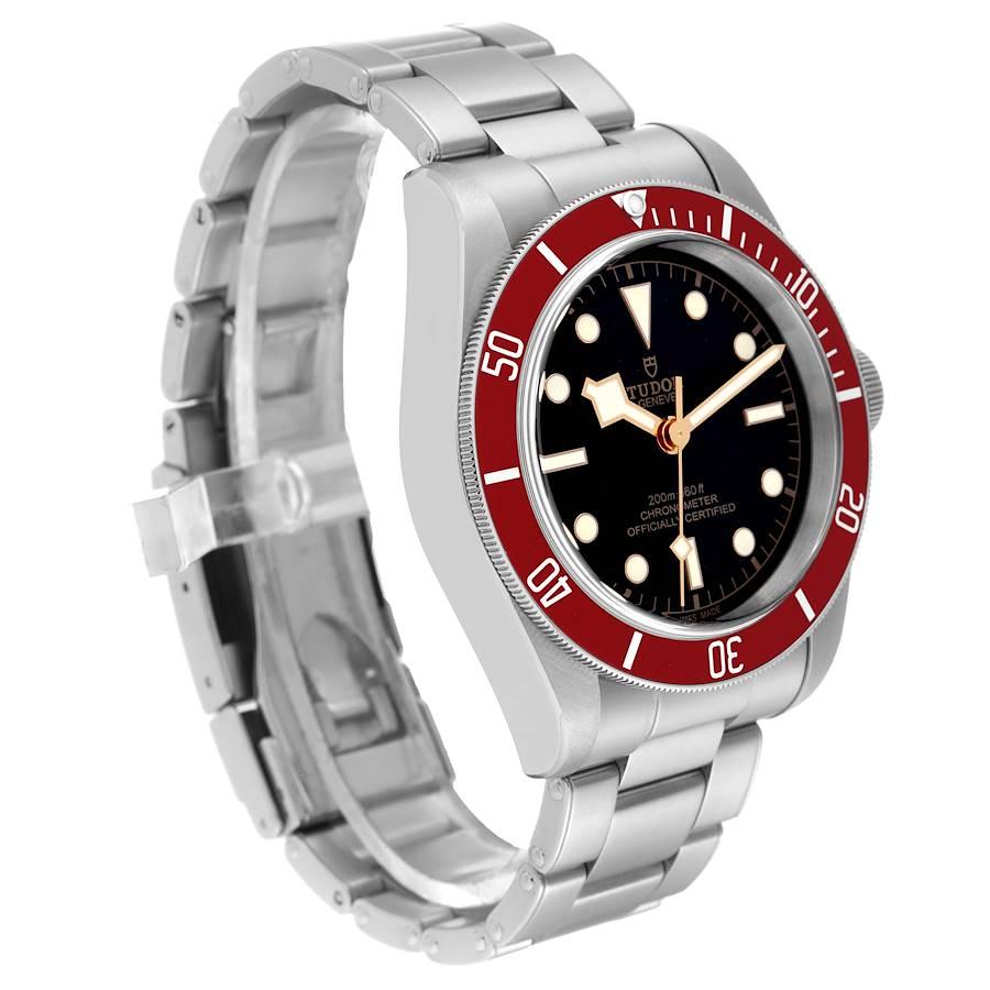 Tudor Heritage Black Bay Burgundy Bezel Steel Mens Watch 79230 Box Card ...