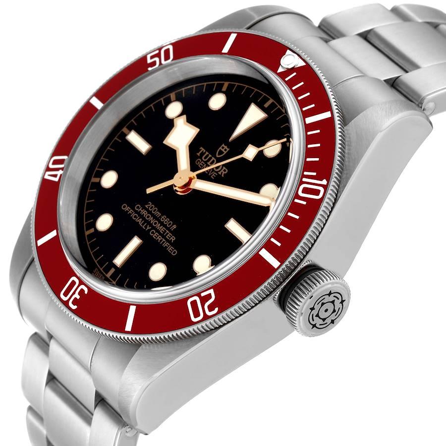 Tudor Heritage Black Bay Burgundy Bezel Steel Mens Watch 79230 Box Card ...