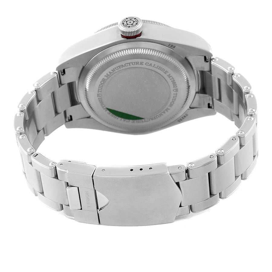 Tudor Heritage Black Bay Burgundy Bezel Steel Mens Watch 79230 Box Card ...