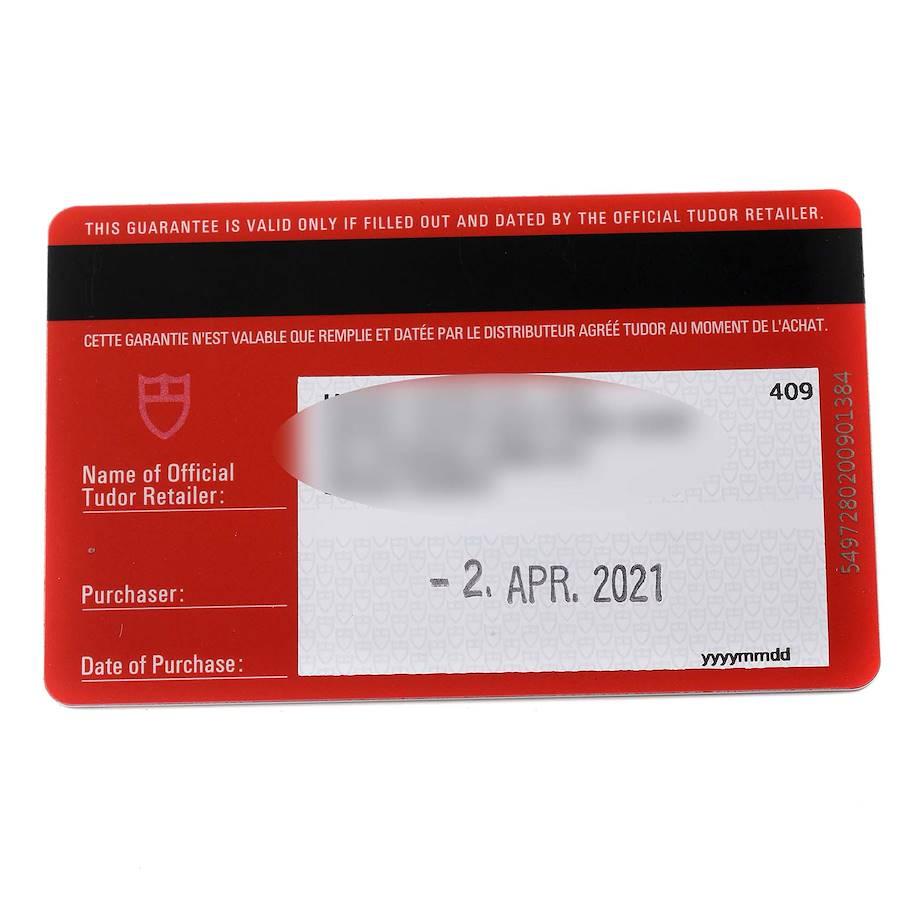 Tudor Heritage Black Bay Burgundy Bezel Steel Mens Watch 79230 Box Card ...