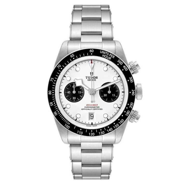 Tudor Heritage Black Bay Chronograph Panda Dial Watch 79360 For Sale at ...