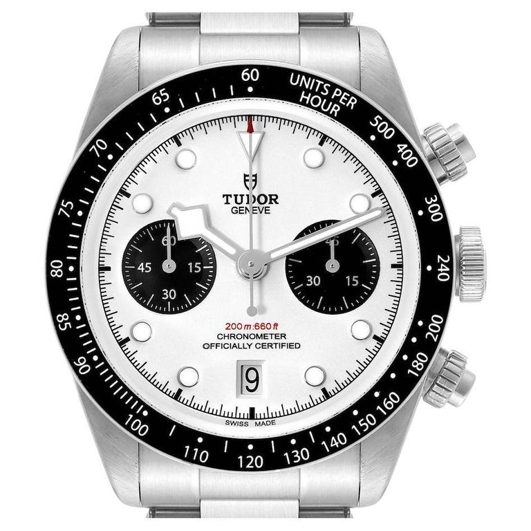Tudor Heritage Black Bay Chronograph Panda Dial Watch 79360 For Sale at ...