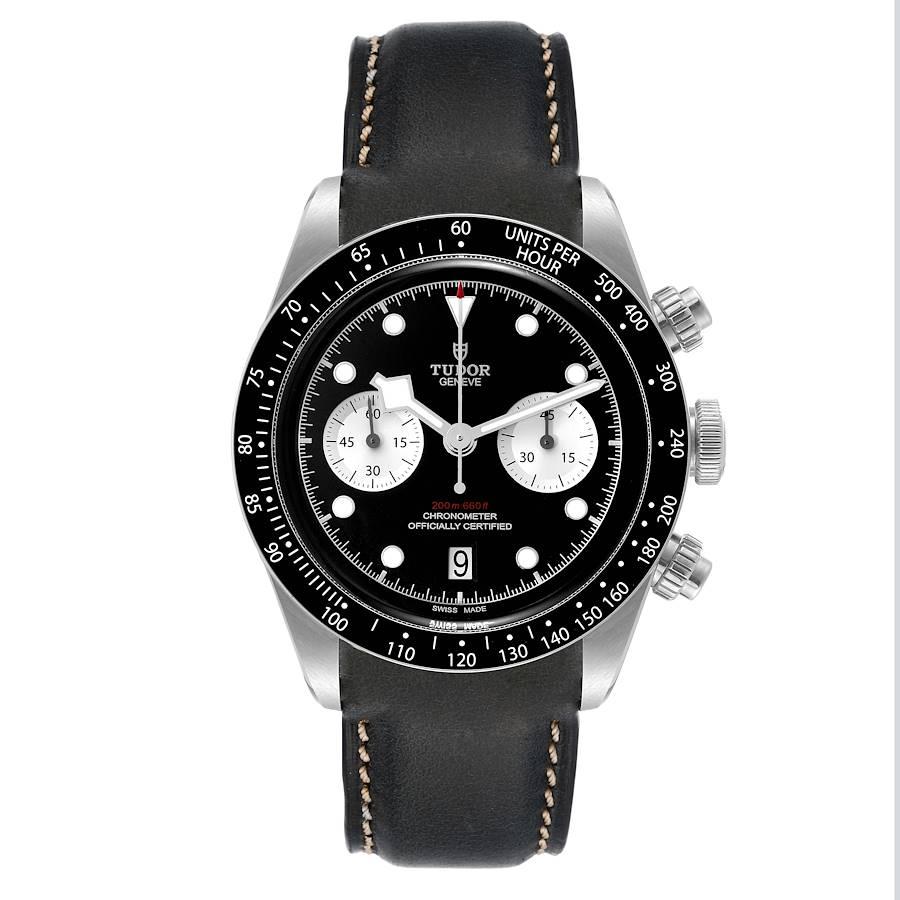 Tudor Heritage Black Bay Chronograph Reverse Panda Dial Watch 79360 Box ...