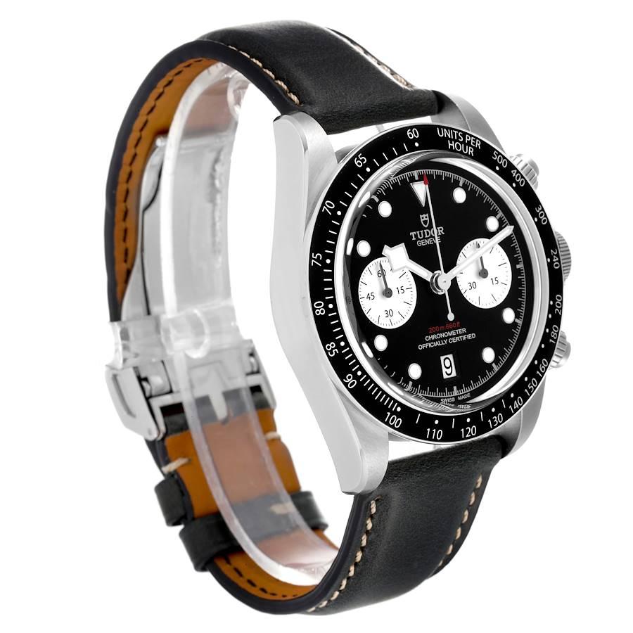 Tudor Heritage Black Bay Chronograph Reverse Panda Dial Watch 79360 Box ...