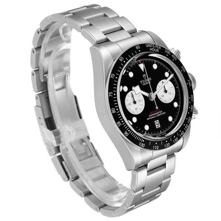 Tudor Heritage Black Bay Chronograph Reverse Panda Dial Watch 79360 ...